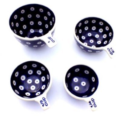 Measuring Cup Set - Color Palette Polish Pottery Outlet