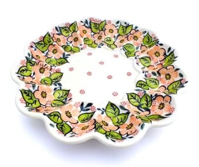 Deviled Egg Plate Tray Unikat - Color Palette Polish Pottery Outlet